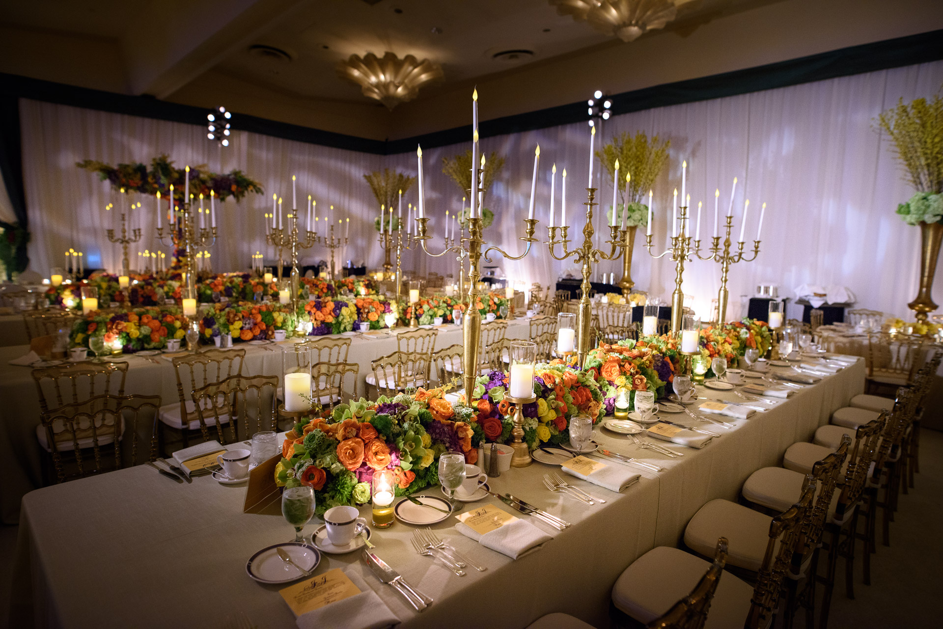 Colorful Beverly Hilton Reception | The Lighter Side Special Event ...