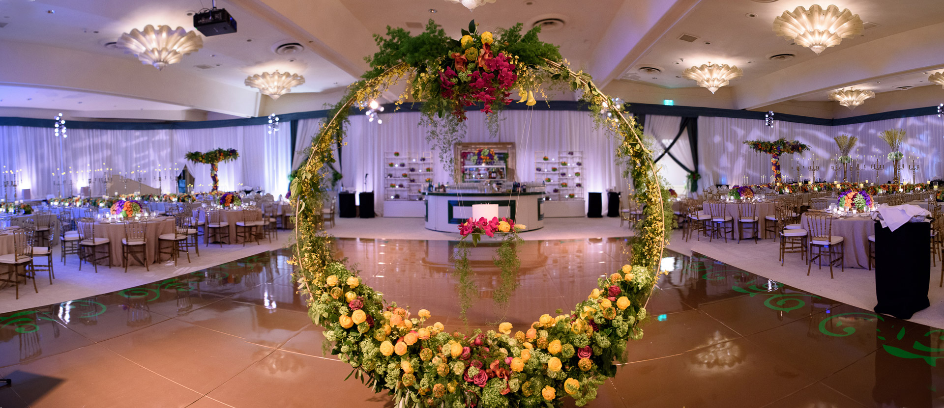Colorful Beverly Hilton Reception | The Lighter Side Special Event ...